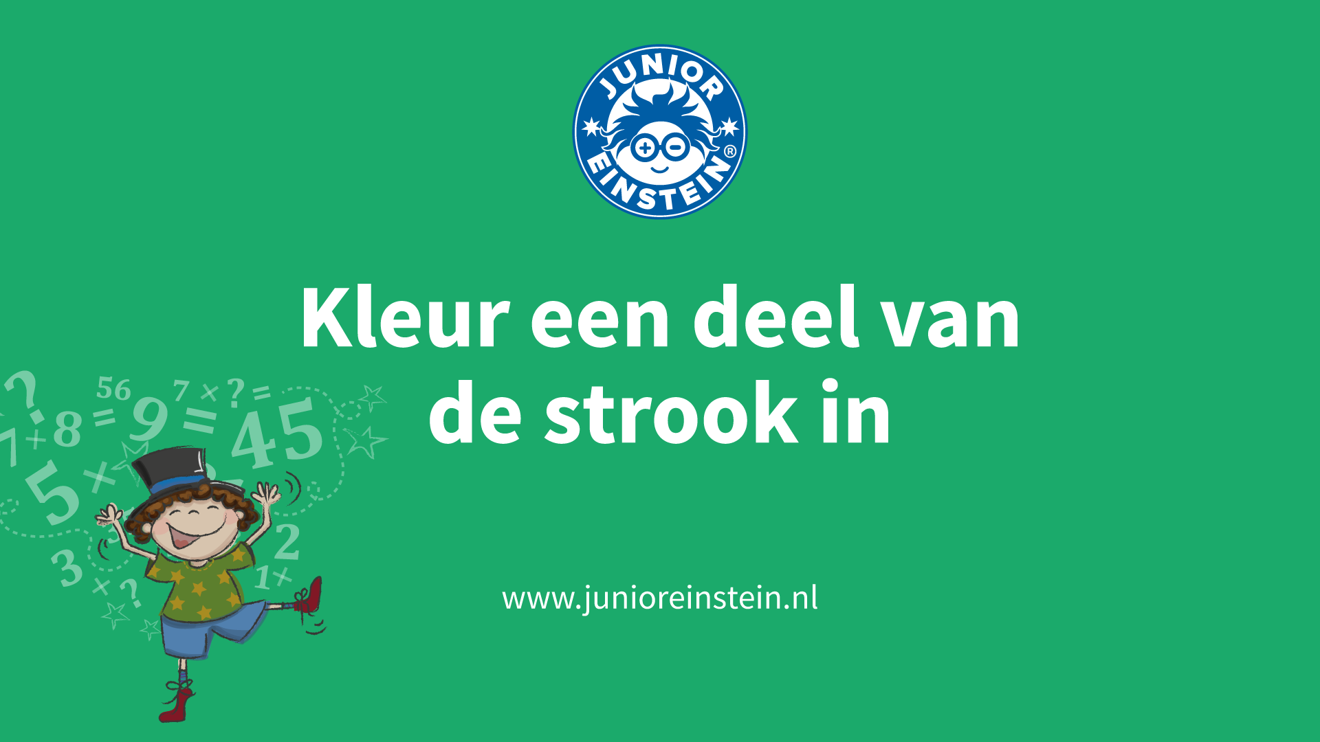 Kleur een deel van de strook in [4]