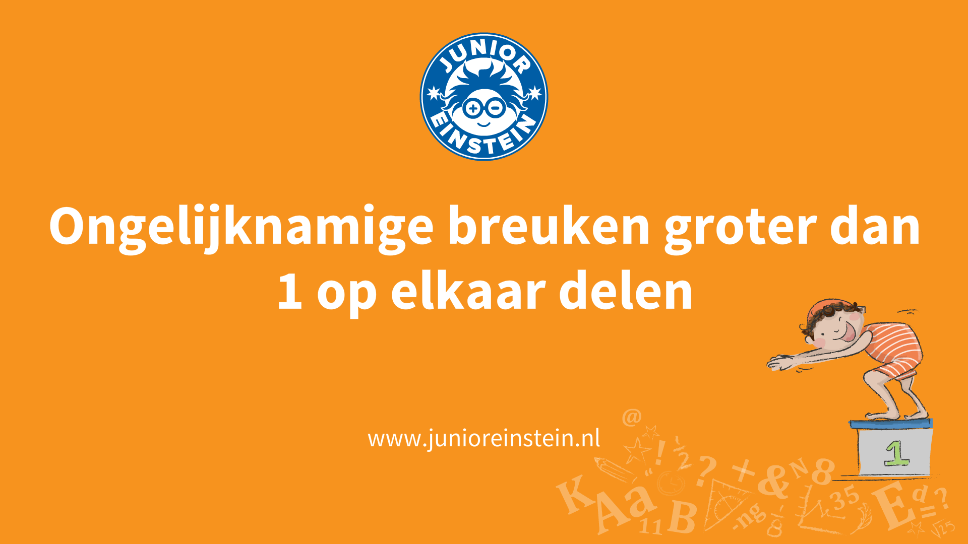 Ongelijknamige breuken groter dan 1 op elkaar delen [3]