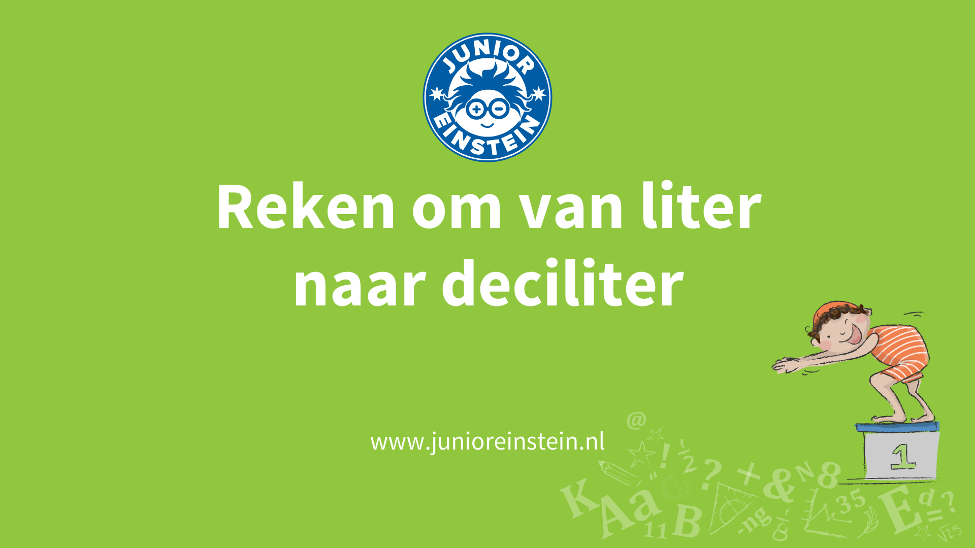 Reken om van liter naar deciliter [3]