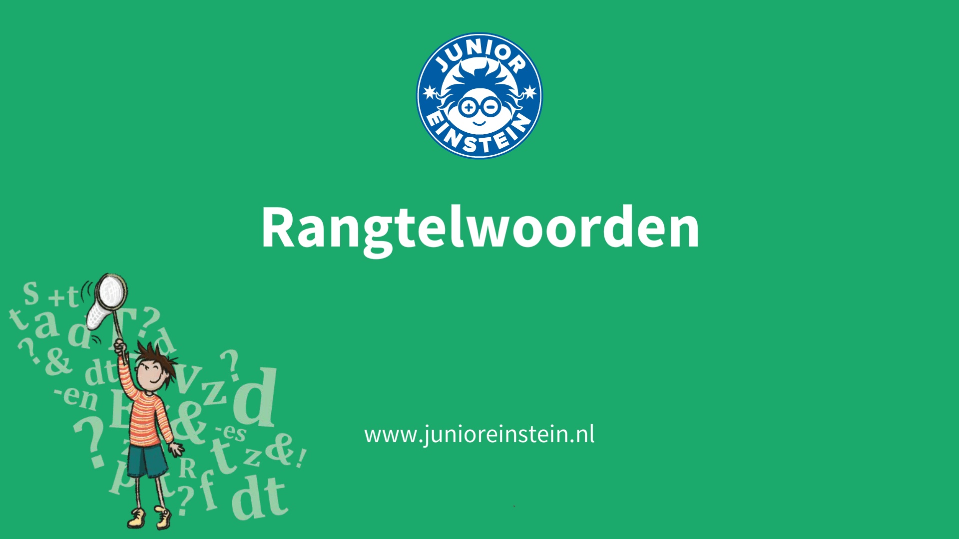 Rangtelwoorden