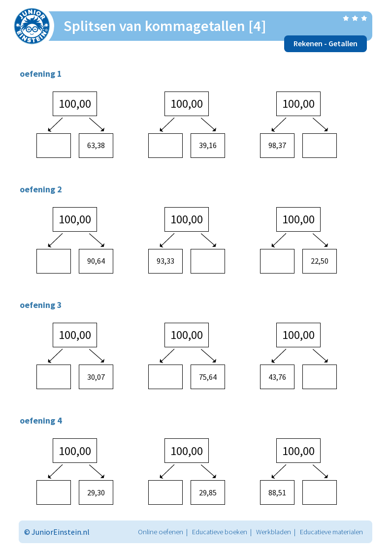 Splitsen van kommagetallen [4]